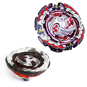 Bey Battle Burst Blade Evolution Turbo B-131 Booster Dead Phoenix.0.at Red Sparking Left & Right Launcher Handle Grip Starter Set Gaming Battling Top God Bay Lr Bey launcher Spinning Toy Gift for Boys