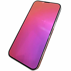 BWEDXEZ 2 Pack Anti-Blue Privacy Tempered Glass Suit for iPhone 11/iPhone XR Mirror Anti-Spy Screen Protector Anti-Peeping Film Electroplated Gradient Colorful