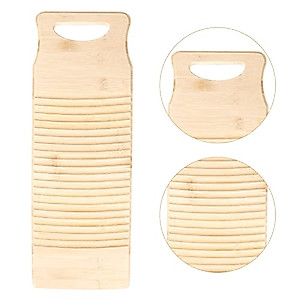 Washboard Bamboo Washboard 50x18x1.8cm Wash Board For Hand Washing Cloths Washboard For Laundry Hand Wash Board Clothes Washing Tool for Home Washboard Wood Washboard