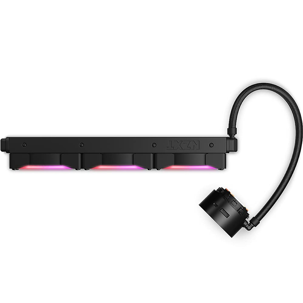 NZXT Kraken Z73 RGB 360mm - RL-KRZ73-R1 - AIO RGB CPU Liquid Cooler - Customizable LCD Display - Improved Pump - Powered by CAM V4 - RGB Connector - Aer RGB 2 120mm Radiator Fans (3 Included) Black