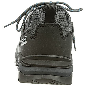 Jack Wolfskin Men's Refugio Texapore Low M Hiking Shoe, Grey/Black, 9.5
