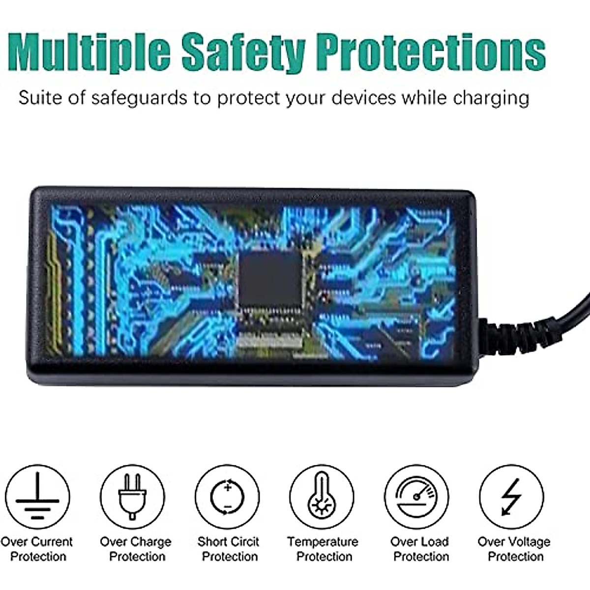 Nuxkst Global AC/DC Adapter for Acer Predator X34 X34bmiphz X34 bmiphz UM.CX1AA.A01 Curved 34" IPS Ultra-Wide Gaming Monitor Power Cord Cable PS Charger Mains