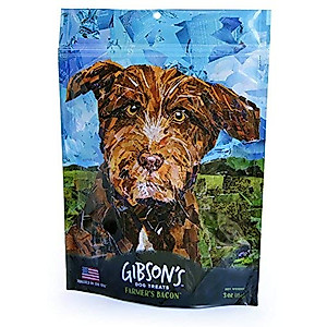 Gibson's Farmer's Bacon - Human Grade USA Soft Jerky Dog Treats, 3 oz