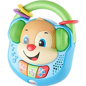 Fisher-Price Baby & Toddler Toy Laugh & Learn Sing & Learn Music Player Pretend Radio with Lights & Songs for Infants Ages 6+ Months