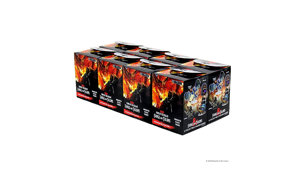 Dungeons & Dragons Icons of the Realms Fangs & Talons Miniatures Set