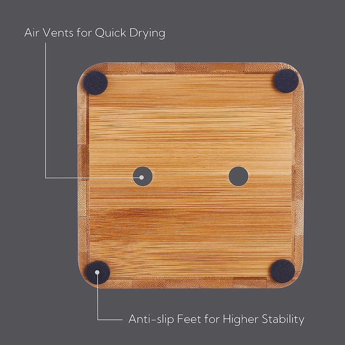 Deluxe Universal Knife Block with Slots for Scissors and Sharpening Rod - Eco-Friendly Bamboo Knife Holder For Safe, Space Saver Knives Storage - Unique Slot Design to Protect Blades - by KITCHENDAO