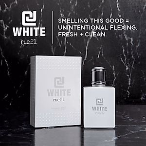 Rue 21 CJ White Men's Cologne Spray - 1.7 fl oz (50 ml)