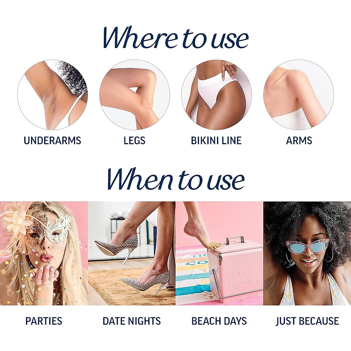 (Pack of 2) Legs & Body 40 ct. Wx Strip Kit Ready To Use VEET