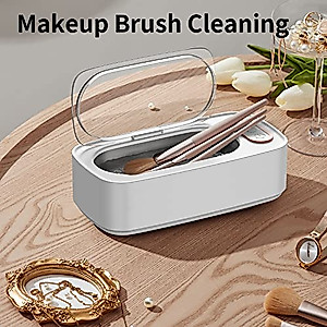 Ultrasonic Jewelry Cleaner, Professional Glasses Cleaning Machine 47kHz Ultrasonic Cleaner for Jewelry, Diamond Ring, Earring, Watches, Eyeglasses, Braces，ect
