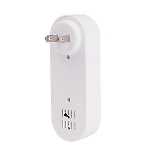 Mini Portable Negative Ion Generator, Plug-in fresheners, for Use in Rooms Odors, Smoke and Pet Room, Bedroom, Living Room, Hotel, Toilets (White)