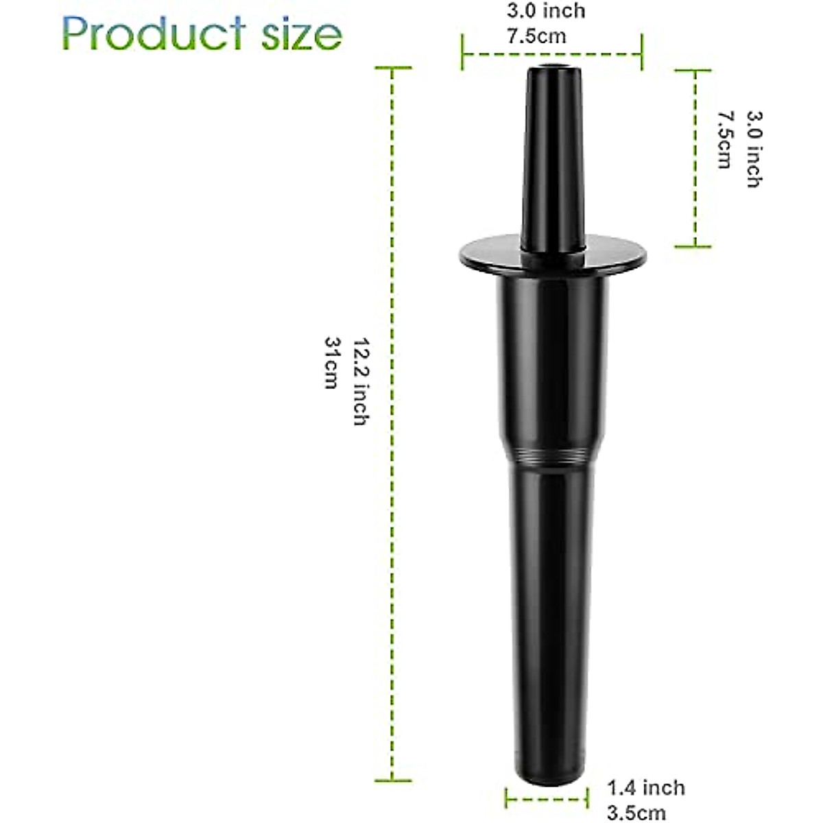 Blender Replacement Part Tamper Tool Compatible with Vitamix Classic Standard 64oz Containers