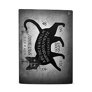 Head Case Designs Officially Licensed Alchemy Gothic Black Cat Spirit Board Gothic Vinyl Faceplate Gaming Skin Decal Compatible With Sony PlayStation 5 PS5 Digital Console and DualSense Controller