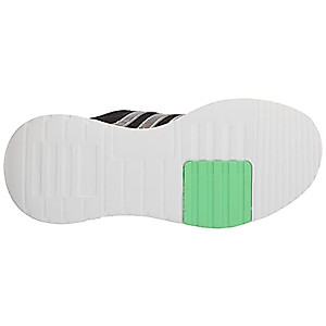 adidas Racer TR21 Running Shoe, Core Black/Core Black/Beam Green, 4 US Unisex Big Kid