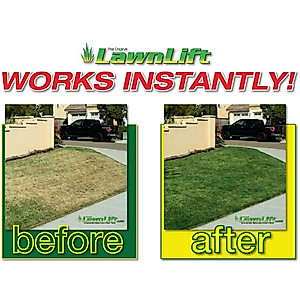 Lawnlift Ultra Concentrated (Green) Grass Paint 16oz. = 1.375 Gallons of Product.
