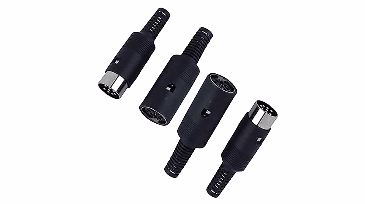 LYLGO DIN 8 Pin Audio Adapter: Pro AV Connectors (2 Pair)