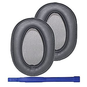 WH-H900N Replacement Ear Pads Protein PU Leather Ear Cushion Compatible with Sony WH-H900N and MDR-100ABN Headphones (Dark Grey)