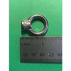 US Stainless 4 Pieces Stainless Steel 316 Lifting Eye Nut 1/4" UNC Marine Grade Pitch of 20