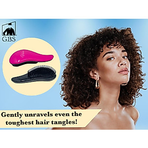 G.B.S Wave Detangling 3-in-1 Hair Brush Set