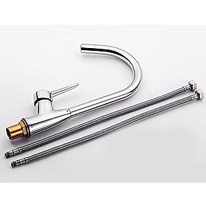 SJQKA-Faucet Kitchen sink faucet copper body thickened rotary laundry pool sink Xicai basin faucet