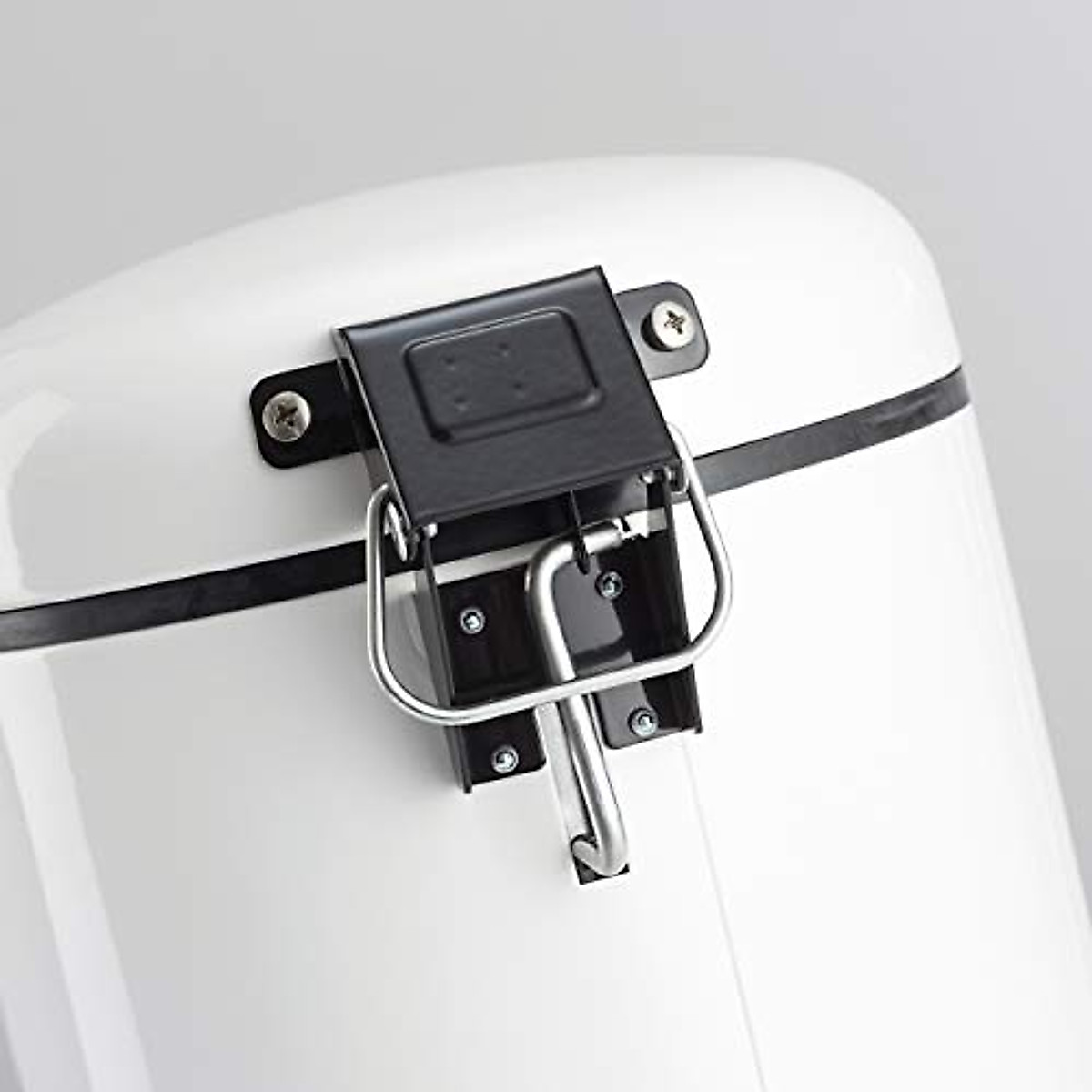 WESCO Big Baseboy - German Designed - Step Trash Can, Powder Coated Steel, 7.9 Gallon / 30 L, Cool Grey, 38 x 38 x cm