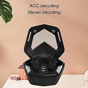 EBTOOLS Wireless Headphones, Bluetooth 5.1 Earphones Noise Canceling Sport Headphones, Wireless Earbuds with Microphone(Black)