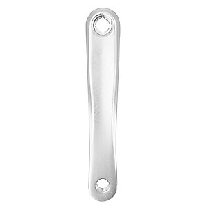 Bnineteenteam Bike Crank Arm,Aluminum Alloy Left Single Chain Crank Arm 170mm Left Crank Arm for Bike Replacement Accessory(Silver-)