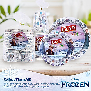 Glad for Kids Disney Frozen 16oz Clear Plastic Cups | Disney Frozen Plastic Cups, Kids Snack Cups | Kid-Friendly Plastic Cups for Everyday Use, 16oz Plastic Cups 36 Ct