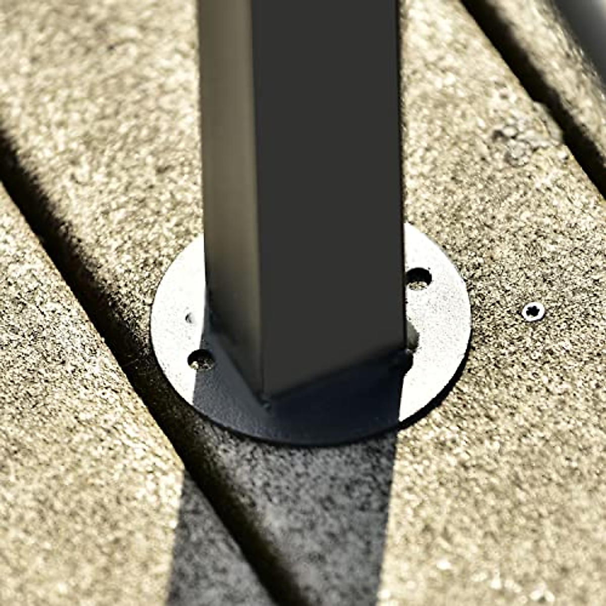 DHPM Iron Double Tiered Backyard Patio BBQ Grill Gazebo with Bar Counters&Extendable Shades for Your Yard, Patio, Garden, Outdoor or Party