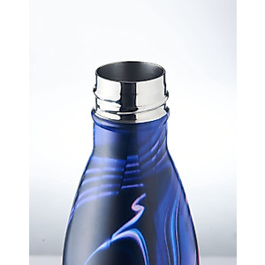 JIELINGER Insulated Stainless Steel Water Bottle -Vacuum Double-Walled Thermos 17Oz - Reusable Metal Water Bottle - Leak-Proof Sports Flask BPA-Free – (Flowing lights, Small)