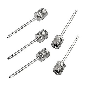 Silvery Air Inflation Sports Ball Point Needle 5PCS