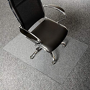 Amazon Basics Polycarbonate Office Chair ‎Rectangular Mat for Low to Medium Pile Carpet, 35 x 47-Inch, Clear
