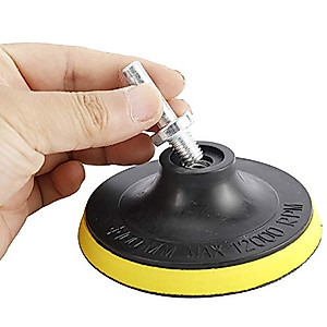 Toolly 12 Pack 4 inch Diamond Polishing Pads Set Wet/Dry Polishing Kit 10pcs 50#-3000# Grit Pads with 2pcs Hook and Loop Backer Pads for Granite Stone Concrete Marble Floor Grinder or Polisher