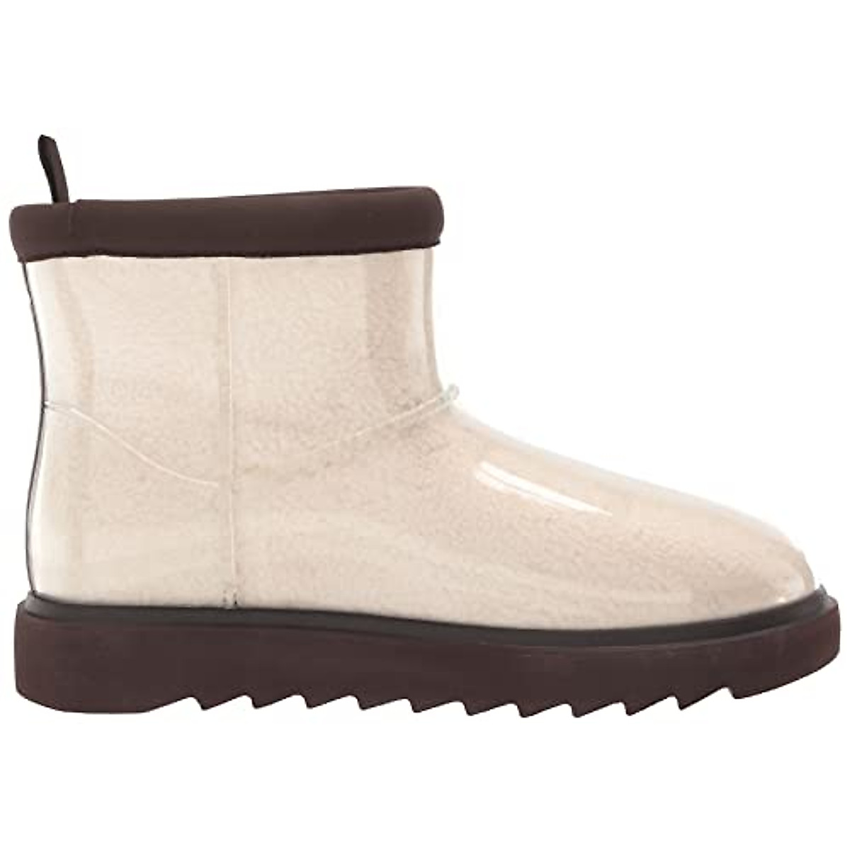 Koolaburra by UGG Women's KOOLA Clear Mini Fashion Boot, Chocolate Brown/Natural, 11