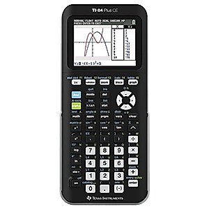 Texas Instruments ti-84 Plus Ce Color Graphing Calculator, Black