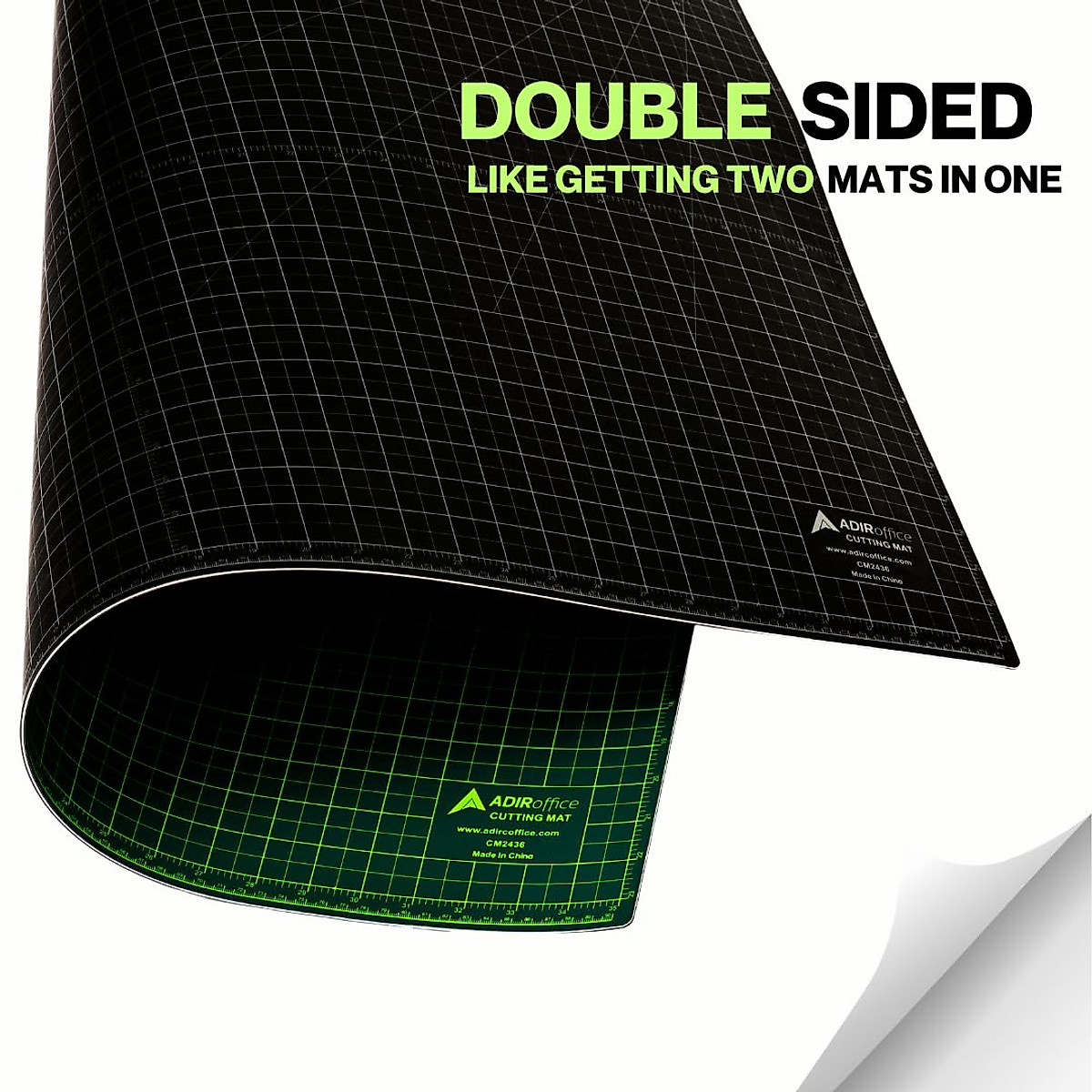 Adir Self Healing Cutting Mat - 30x42 Inches Sew Cutting Mat and Quilt Cutting Mat with 5 Layers, Double Sided Cutting Mat for Crafts - Reversible Non-Slip Cutting Pad with Grid