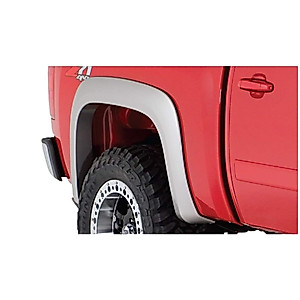Bushwacker Extend-A-Fender Extended Rear Fender Flares | 2-Piece Set, Black, Smooth Finish | 40078-02 | Fits 2007-2013 Silverado 1500; 2007-2014 2500 HD, 3500 HD w/ 6.6' or 8.1' Bed (Excludes Dually)