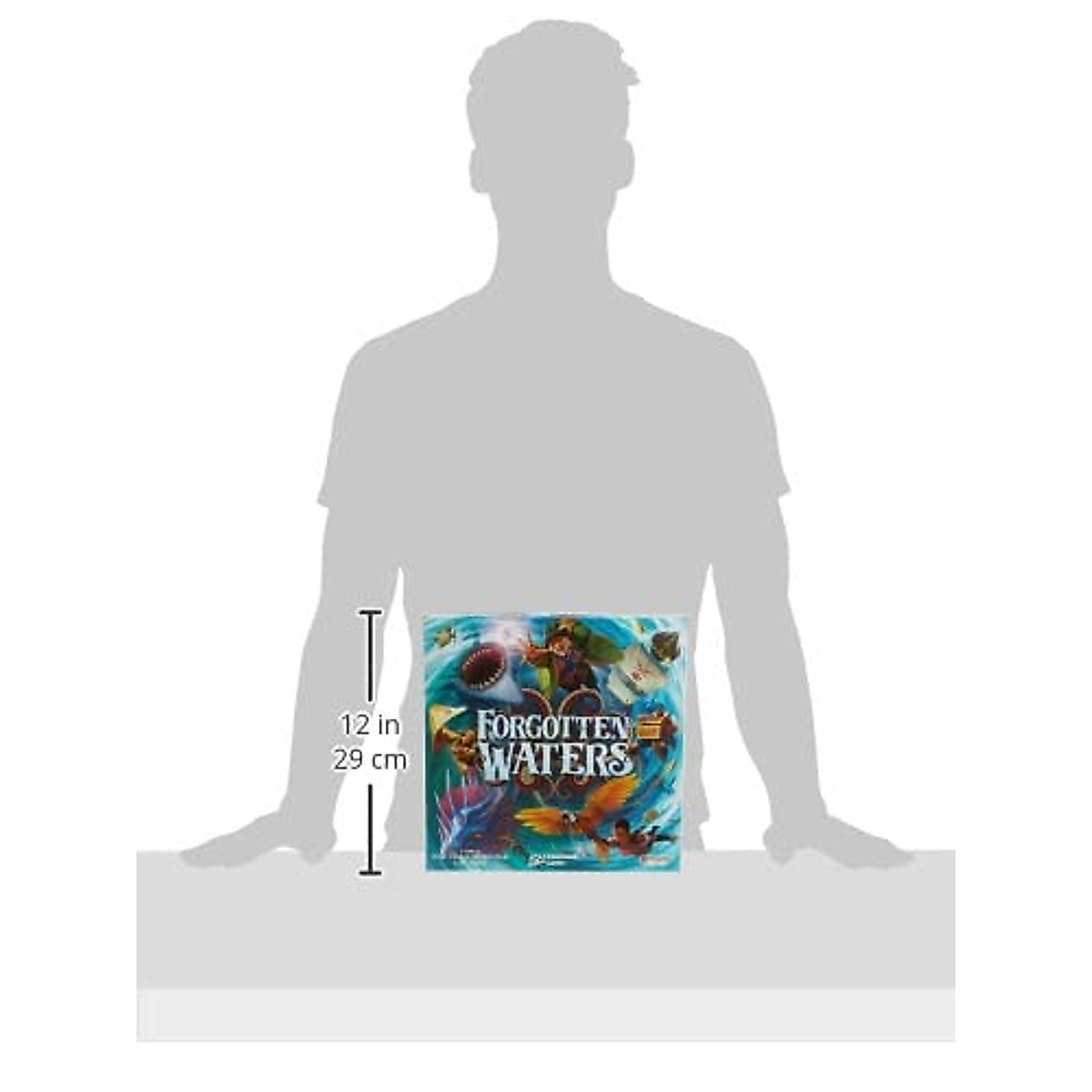 Forgotten Waters Board Game - Embark on a Hilarious Pirate Adventure in a World of High Seas Hijinks! Cooperative Strategy Game, Ages 14+, 3-7 Players, 2-4 Hour Playtime, Made by Plaid Hat Games