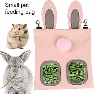 Small Animal Hay Feeder Bag, Guinea Pig Rabbit Feeder Dried Grass Bag