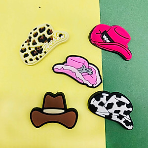 30pcs Western Cowgirl Shoe Charms for Crock Clog Sandals Decoration Horse Shoe Charms for Girls Boys Men Adult Party Favor