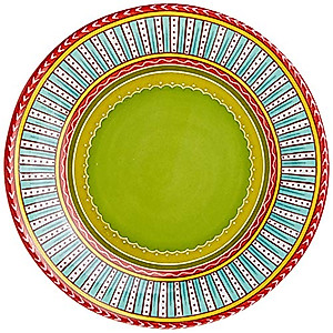 Certified International Valencia Dinner Plates (Set of 4), 11.25", Multicolor