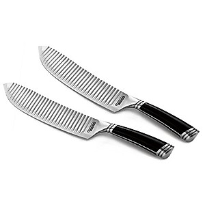 casaWare Groovetech 2-Piece All Purpose 8-Inch Knife Set