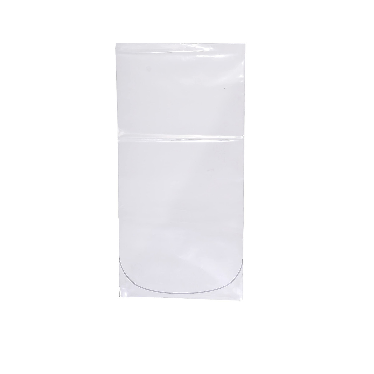 ALFA FISHERY BAGS Round Corners Bottom Leak Proof Clear Plastic Fish Bags Size 10 Inches for Marine & Tropical Fish Transport 2 mil. (10" x 24" / 100 Pack)