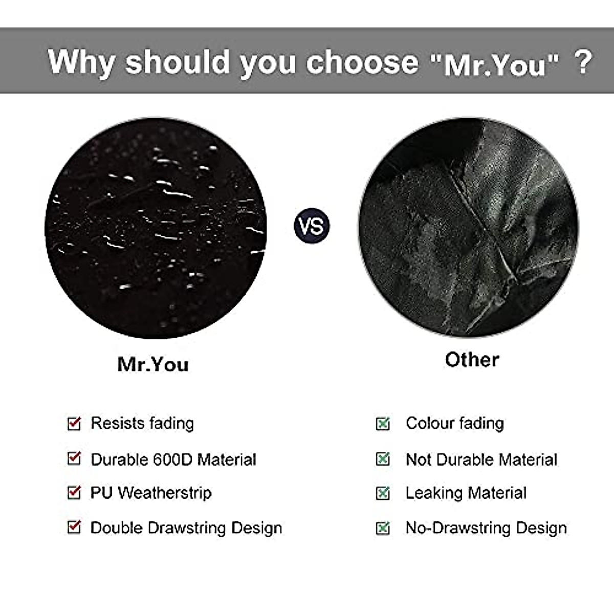 Mr.You 2 Pack Electric Tongue Jack Cover RV Accessories Universal Trailer RV Electric Tongue Jack Protective Cover,Black, 14″(H) x 5″(W) x 10″(D)