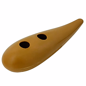 MILISTEN 1 Set Guiro Latin Percussion ABS Guiro Percussion with Scraper Guiro Lp Musical Instrument for Music Lovers Accompaniment Training (Coffee)