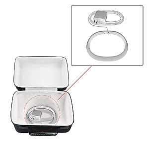 Khanka Hard Travel Case Replacement for Sonos Move/Move2- Smart Portable Wi-Fi Bluetooth Speaker (Inside White)