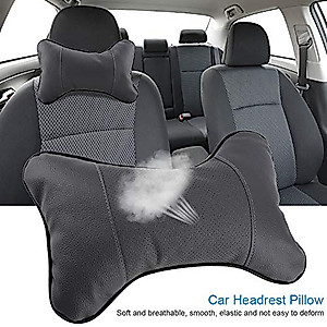 Soft Car Neck Pillows, Car Headrest Pillow, Fit for Most Cars Universal Pillow Relax Neck Support Headrest Comfortable Pillows for Travel Car Seat Home