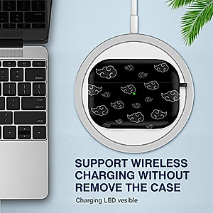 Maxjoy for Airpods Pro 2nd Generation Case, Cartoon Cute Anime Design Series Apple Airpod pro 2 Case Cover for Airpods Pro 2 Generation 2022 for Men Women, Anime White Cloud Lanyard