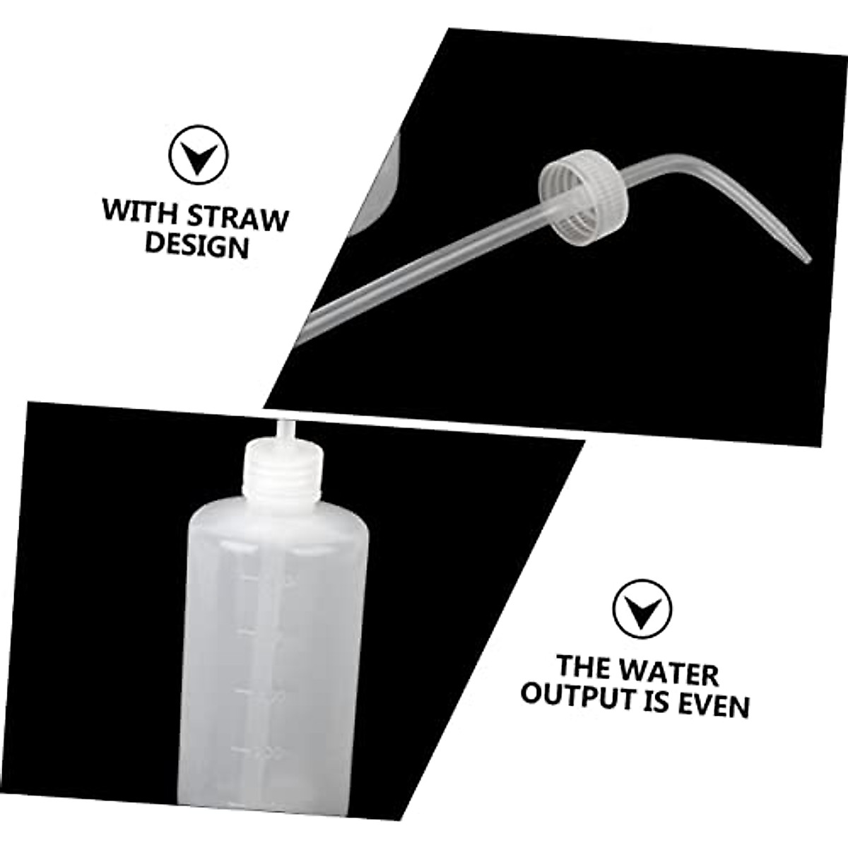 Yardwe 6 Pcs Watering Can Plastic Watering Can Water Spray Bottle for Plants Plastic Squirt Bottles for Liquids Squeeze Bottles for Liquids Water Squeeze Bottle Plastic Wash Scale Bottle