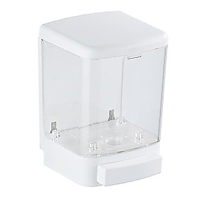 BETOOKY Manual Soap Dispenser Foams Soap Dispenser Push- Style Dispenser Liquid Soap Holder Wall Mounted Hand Wash Wall Holder Hotel Soap Dispenser Handwashing Fluid White Plastic Shampoo