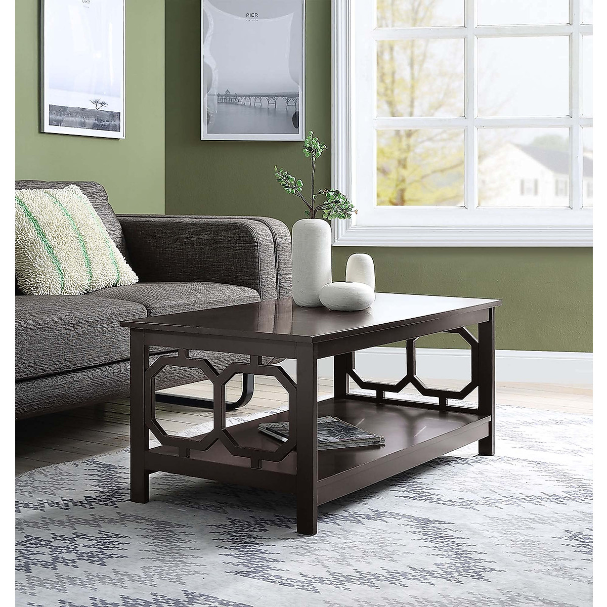 Convenience Concepts Omega Coffee Table, Espresso